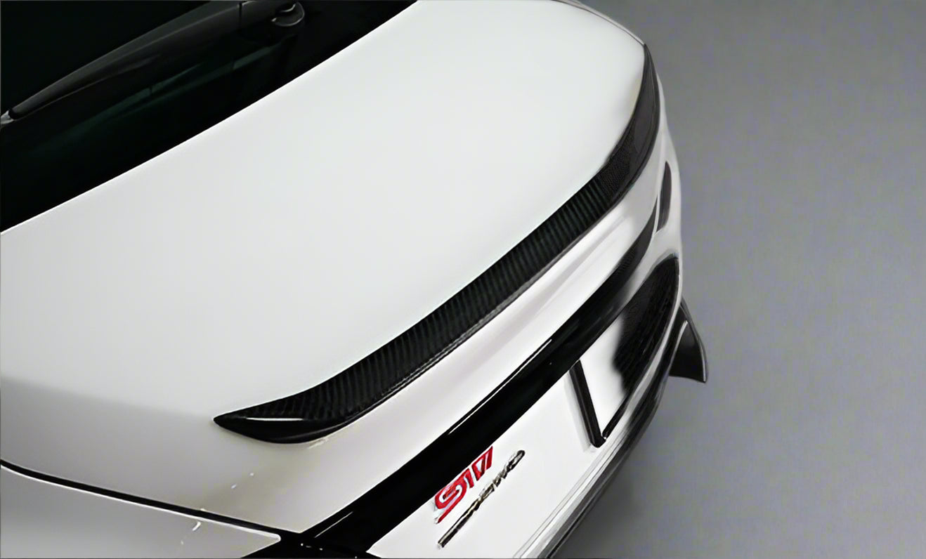 Automodellista Boot Lid Lip Spoiler For 2022+ Subaru WRX VB [Dry Carbo