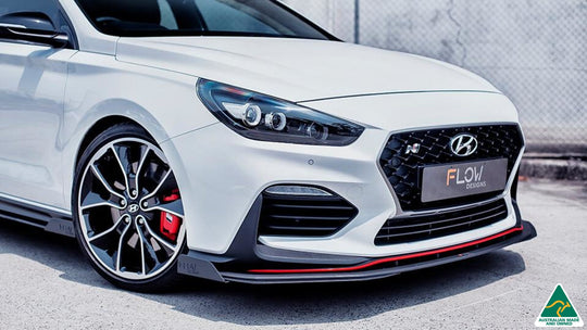 Automodellista | Flow Designs Hyundai i30N Fastback PD Front Lip ...