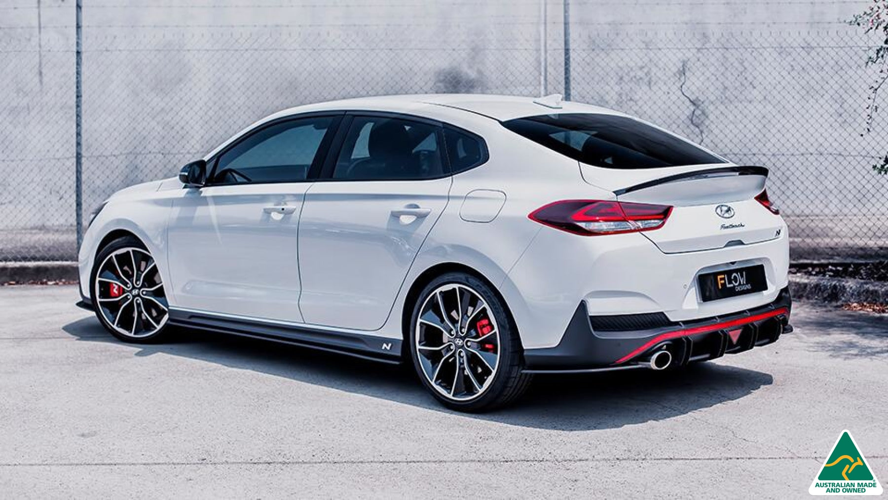 Automodellista | Flow Designs Hyundai i30N Fastback PD Side Skirt Splitters